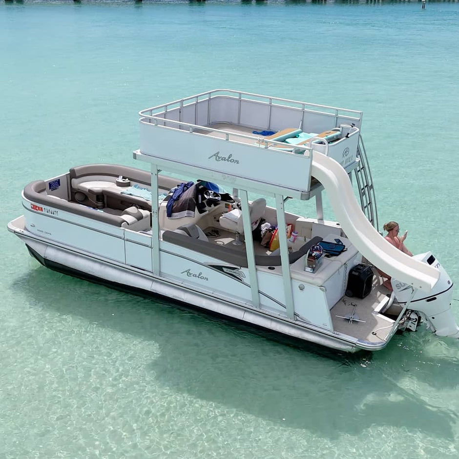 Discover Crab Island Destin Florida | Private Pontoon Boat Charter ...